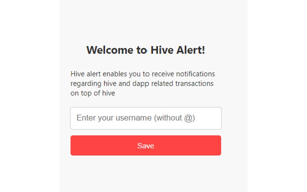 Hive Alert for Google Chrome - Extension Download