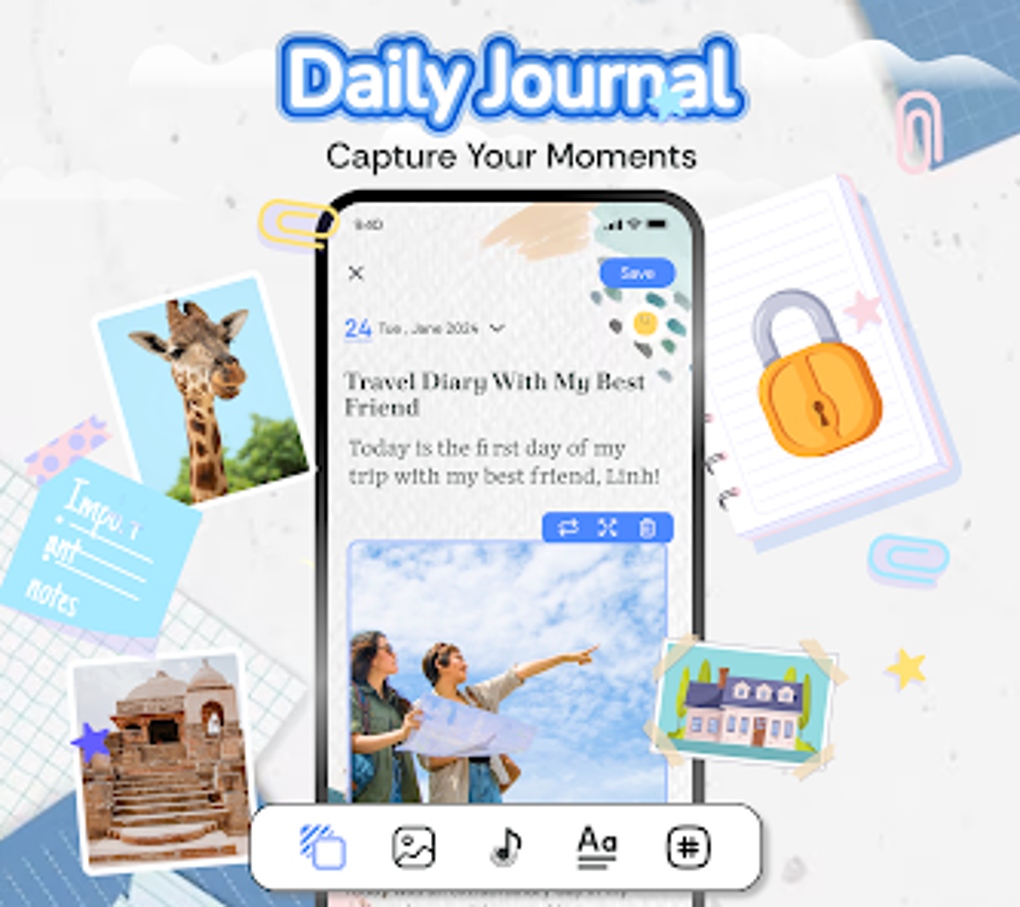 Journal Diary - Daily Notebook cho Android - Tải về