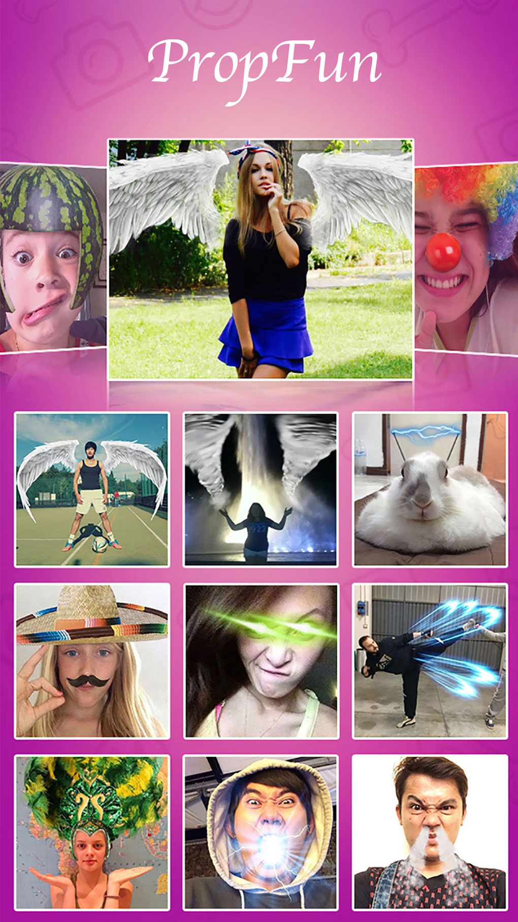 PropFun - funny camera for iPhone - Download
