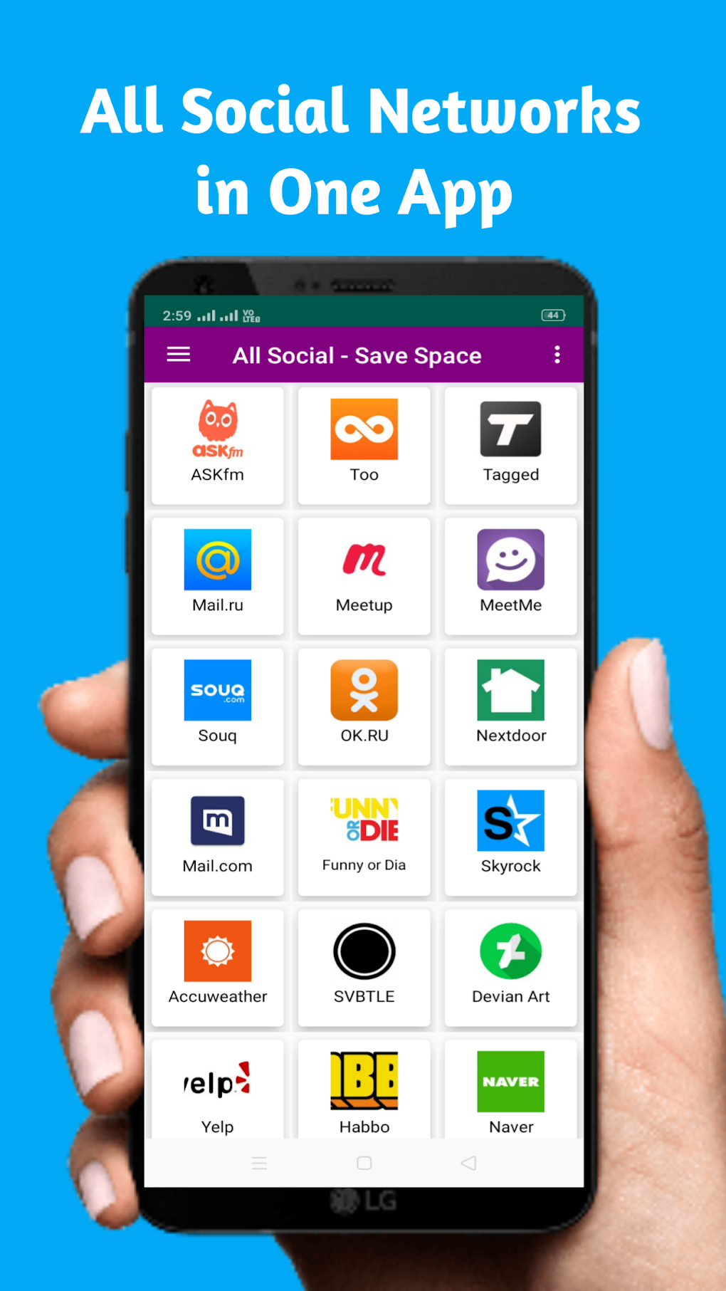 All Social Media Apps in one for Android - Download