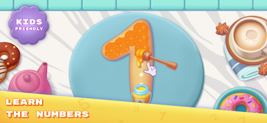 Donut 123 Numbers Kids Games for Android - Download
