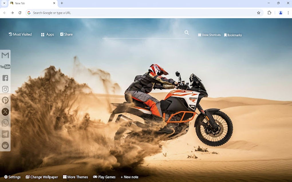 Dirt Bike Wallpaper para Google Chrome - Extensión Descargar