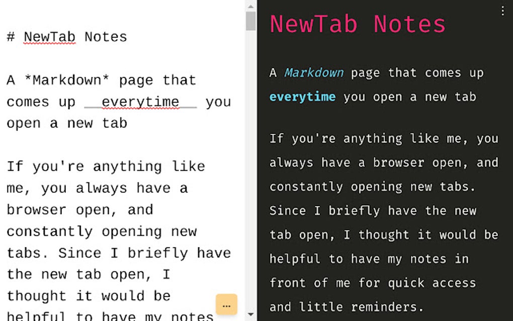 NewTab Notes para Google Chrome - Extensión Descargar