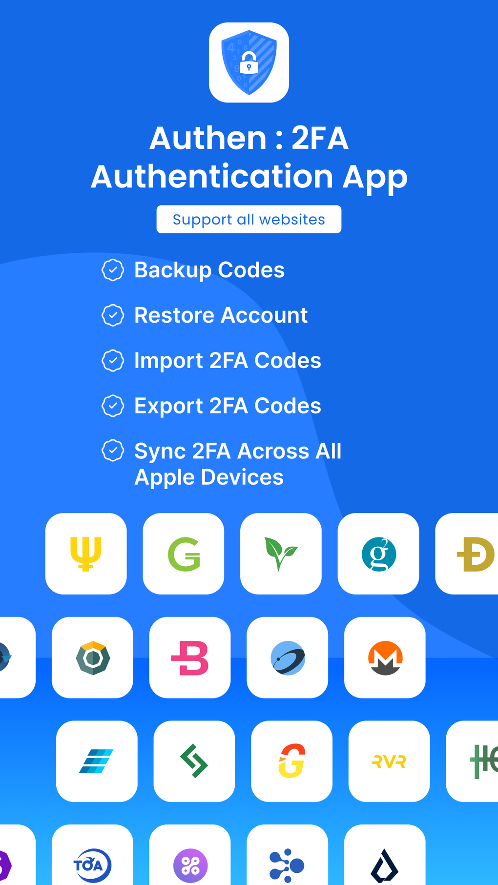 Authen:2FA Authentication App for iPhone - Download