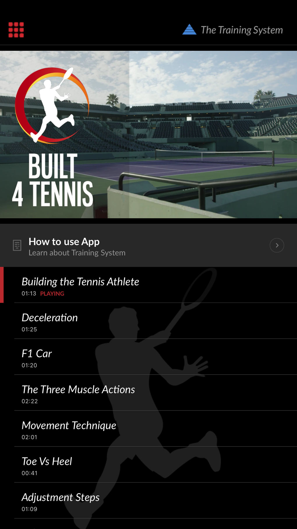 Tennis Fitness Program for iPhone - Download