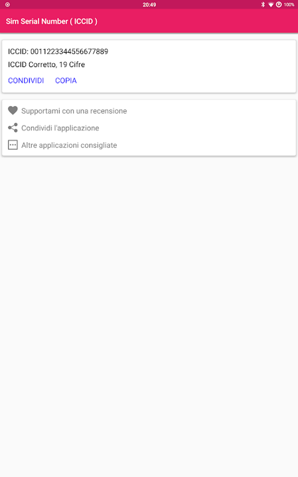 Sim Serial Number ( ICCID) para Android - Descargar