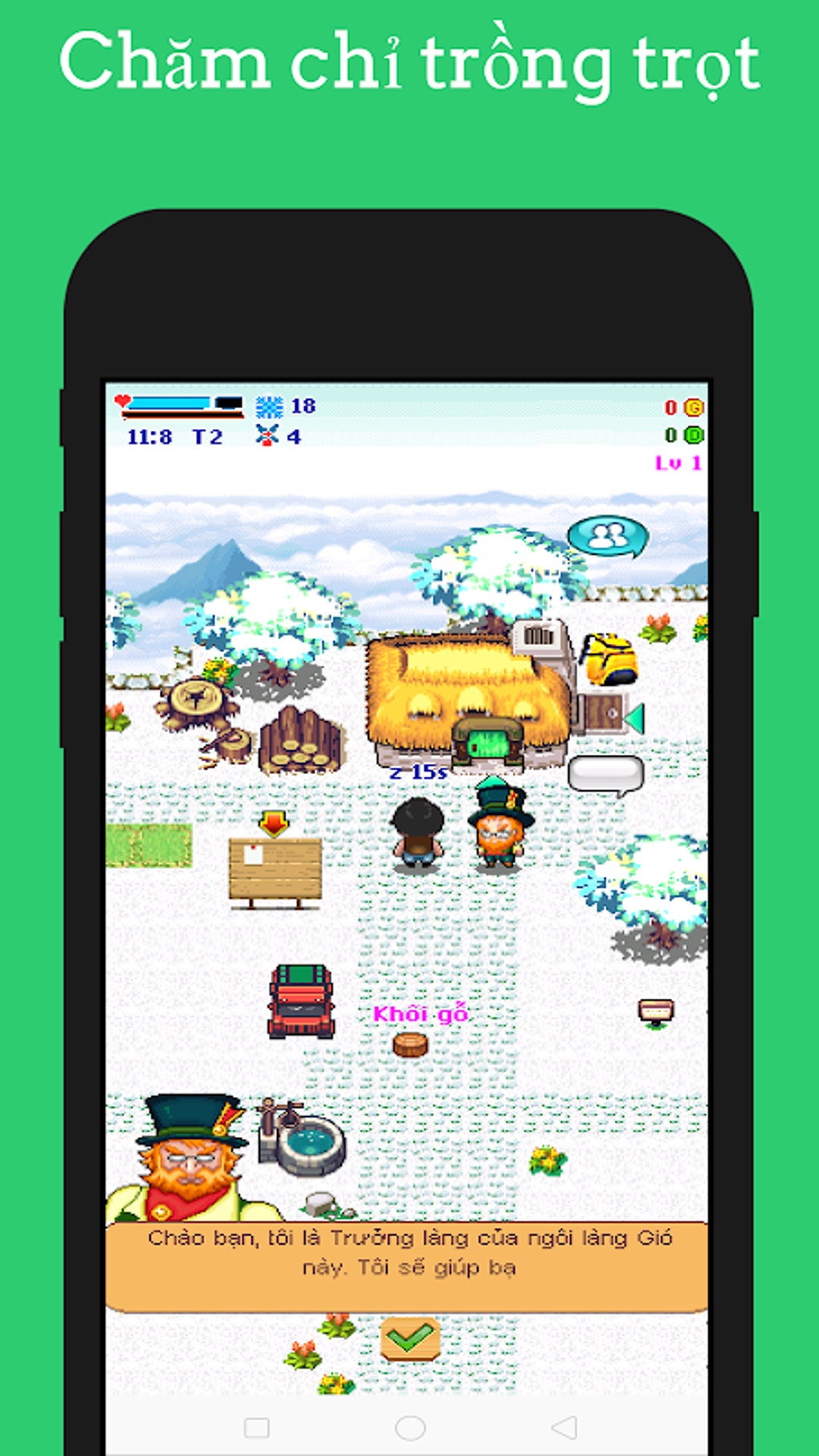 Ngoi Lang Cua Gio - Windy Village - Farm Game per Android - Download