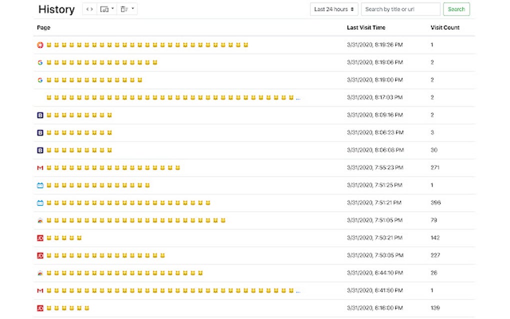 Simple History Manager for Google Chrome - Extension Download