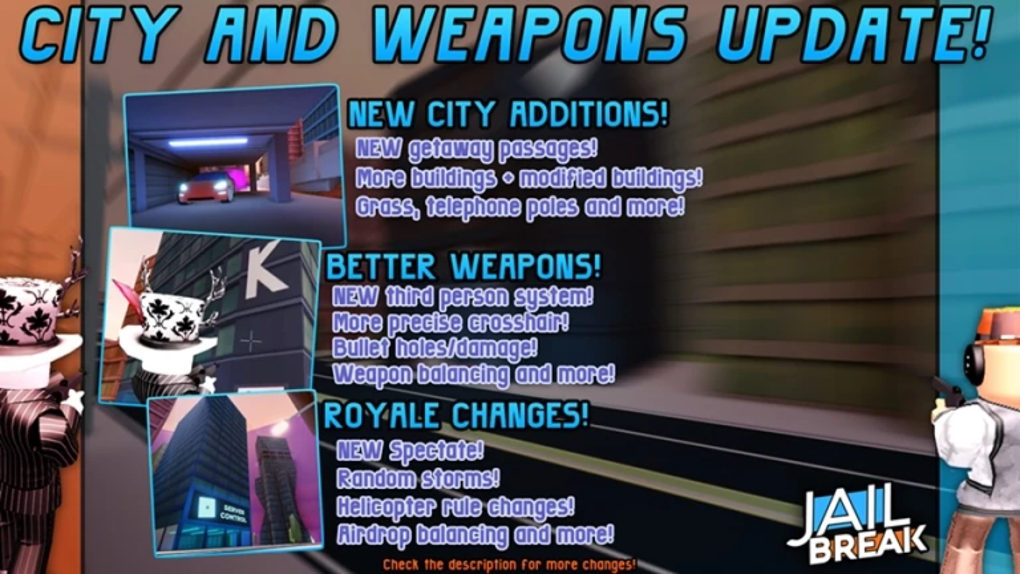 Jailbreak 2019 BETTER WEAPONS ROBLOX 용 - 게임 다운로드