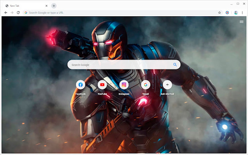 War Machine Marvel comics Wallpapers New Tab pour Google Chrome ...