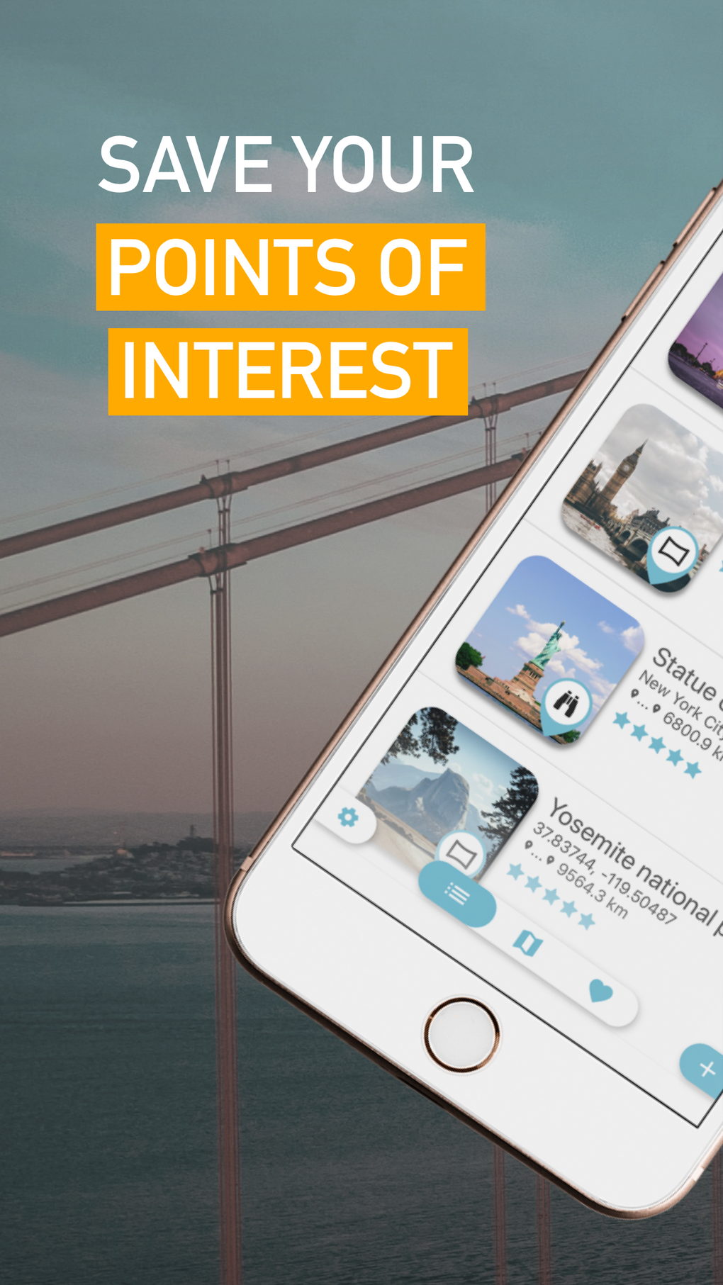 POI MAP - Your Private Places para iPhone - Descargar