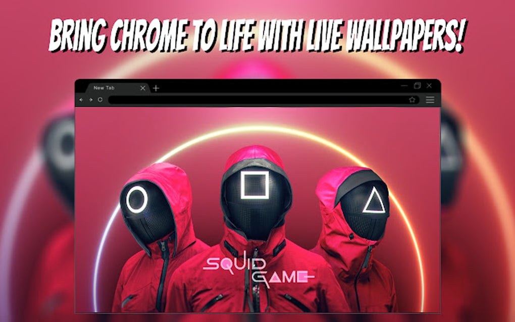 Squid Game Live Wallpaper New Tab für Google Chrome - Erweiterung Download