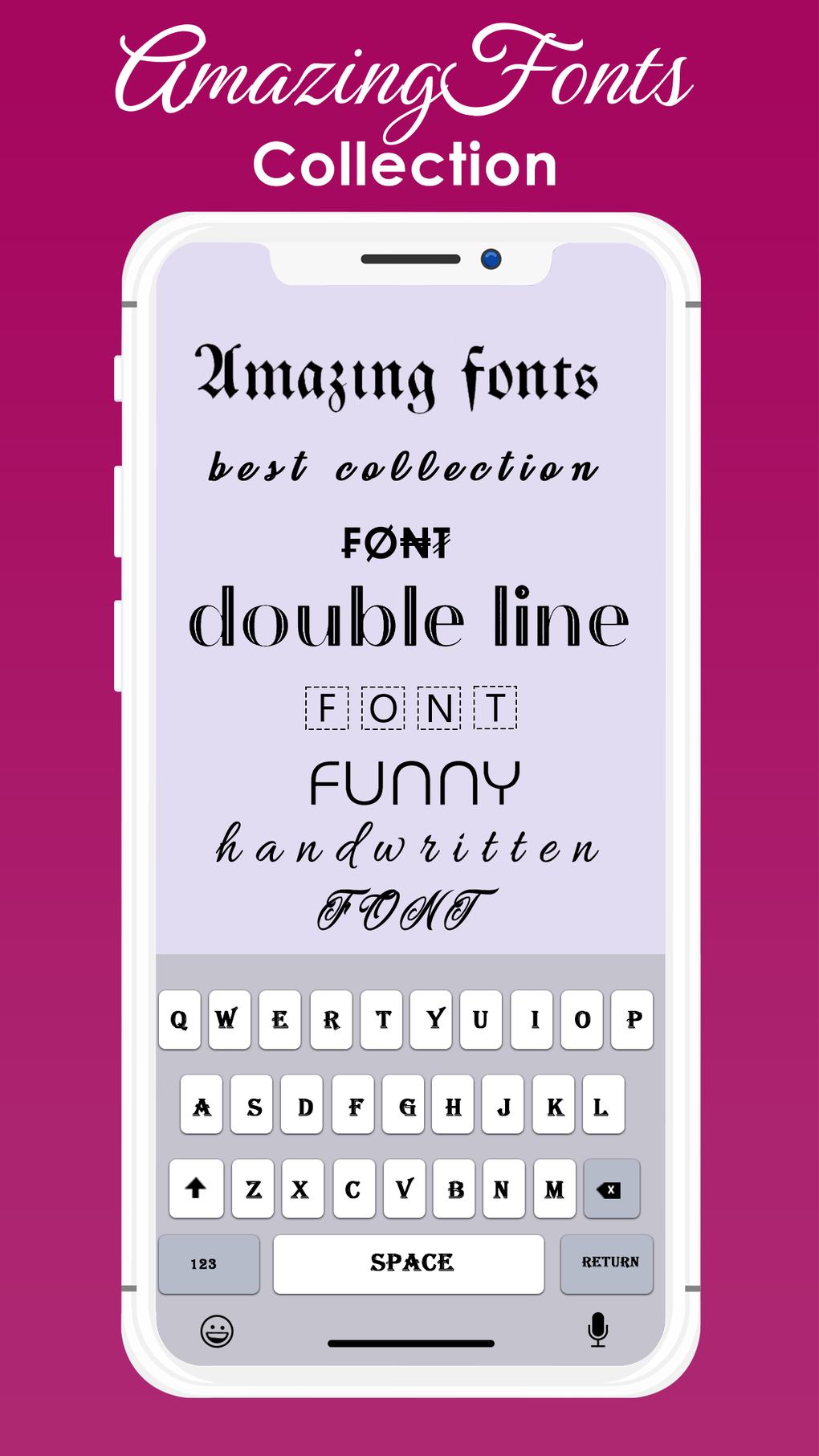 Fonts: Keyboard . für iPhone - Download