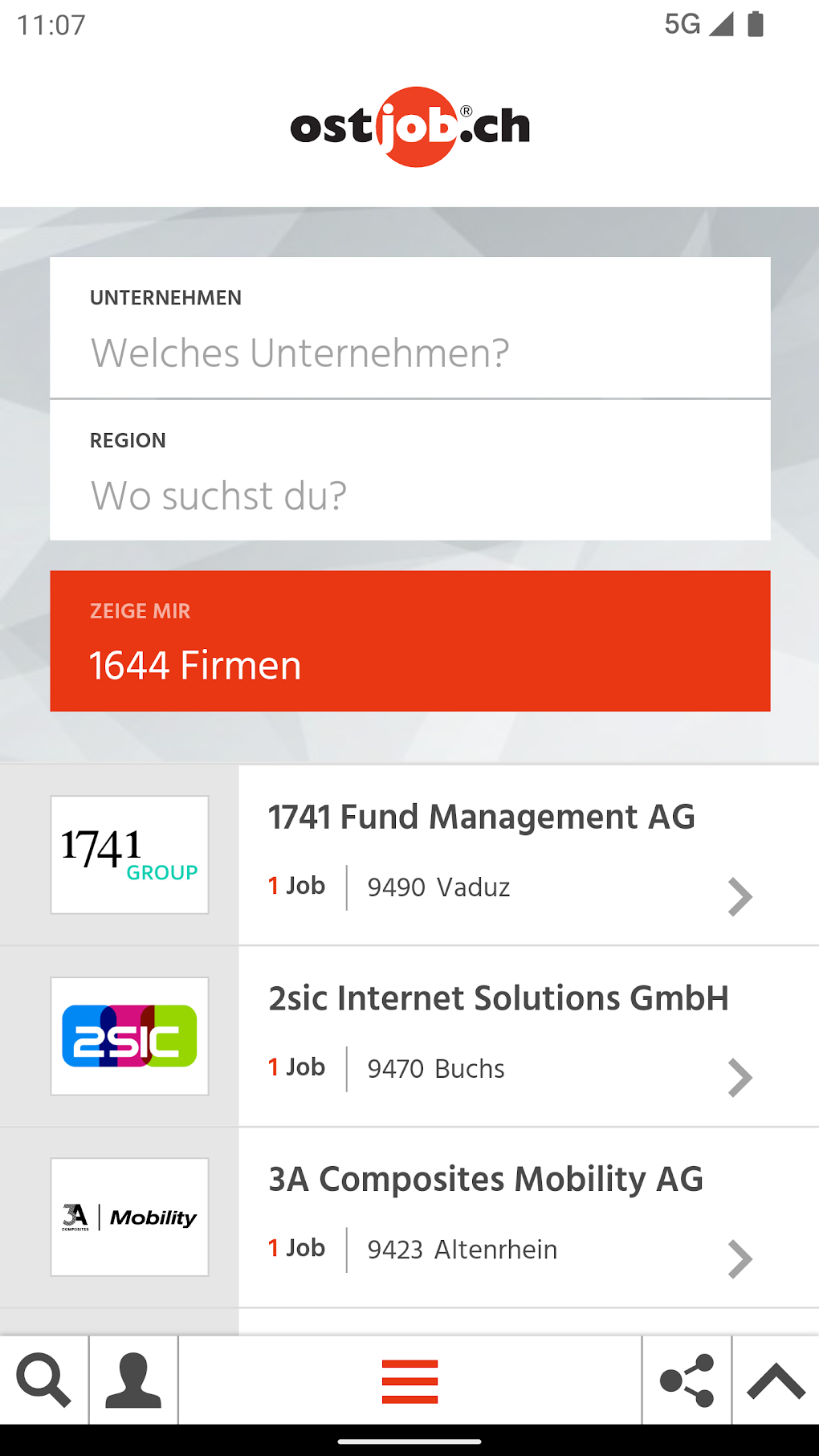 ostjob.ch für Android - Download