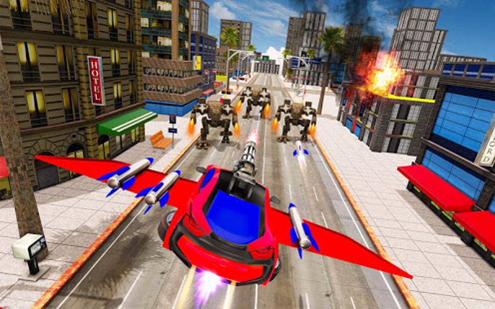 Android 용 Flying Car Robot Transformation Game APK - 다운로드