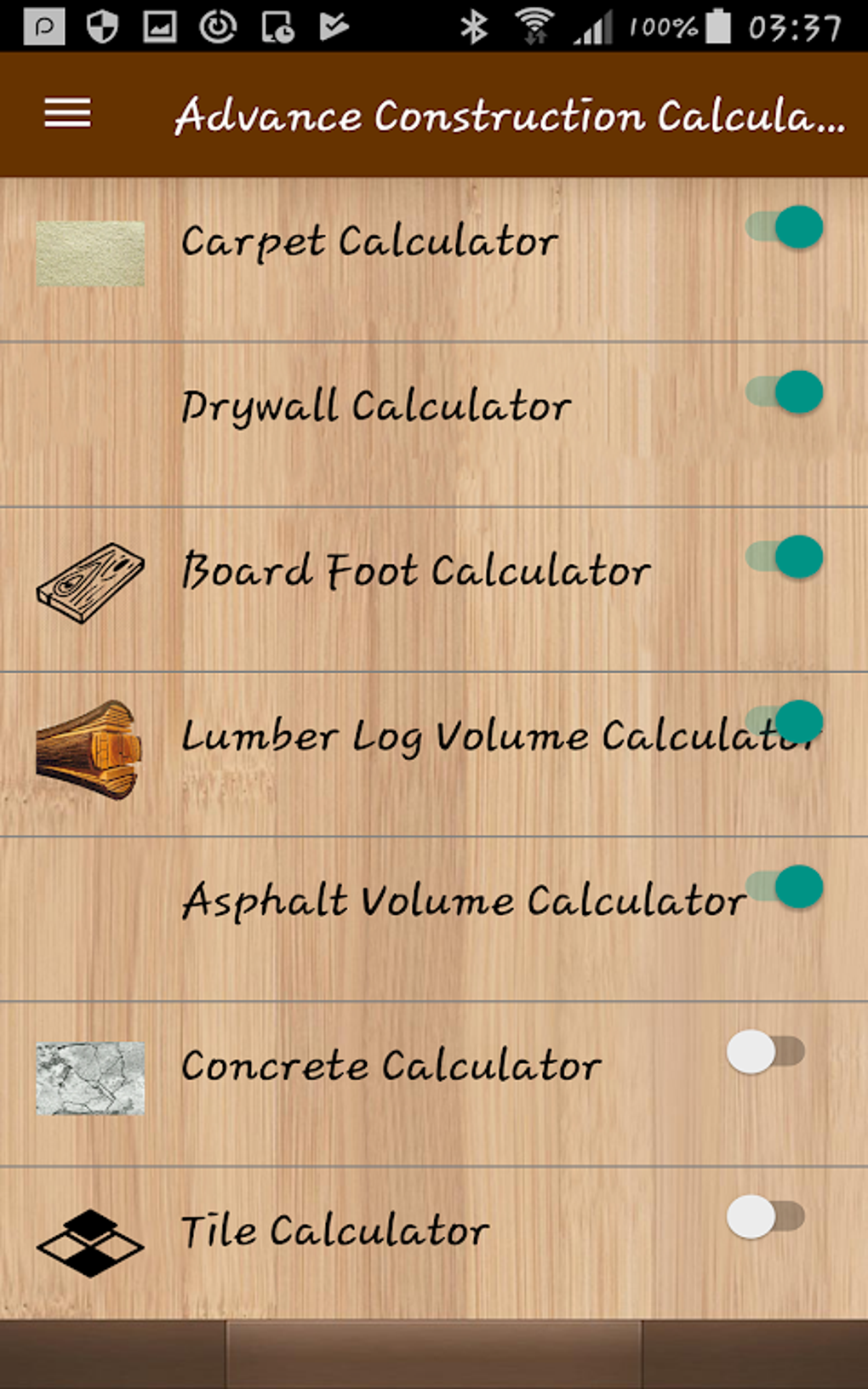 Advance Construction Calculator APK para Android - Descargar