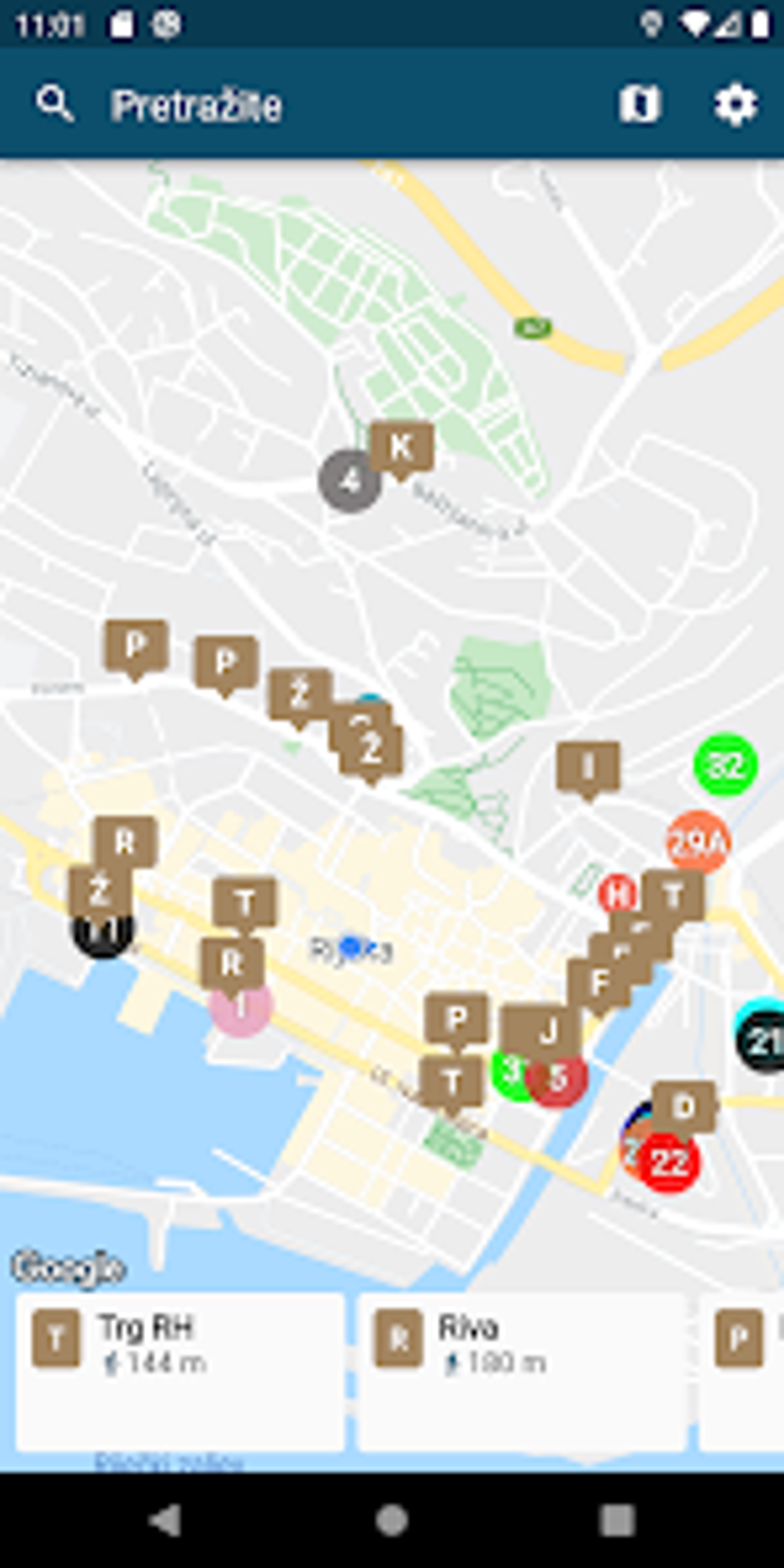 RijekaBus: Autobusi uživo para Android - Descargar