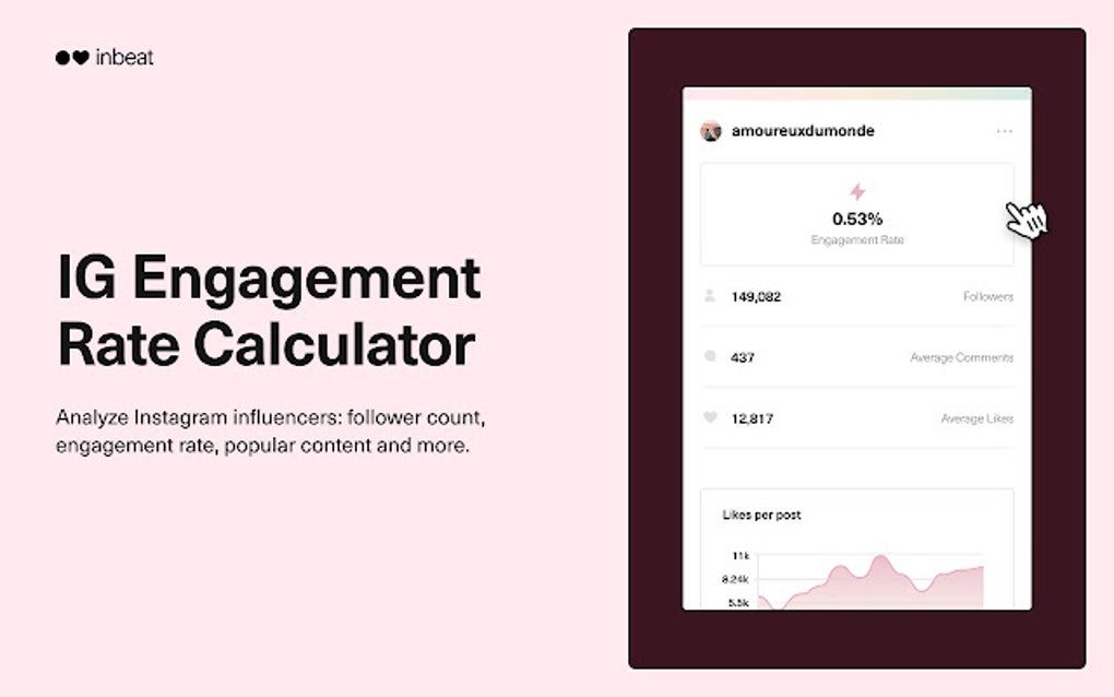 inBeat — Instagram Engagement Rate Calculator for Google Chrome ...
