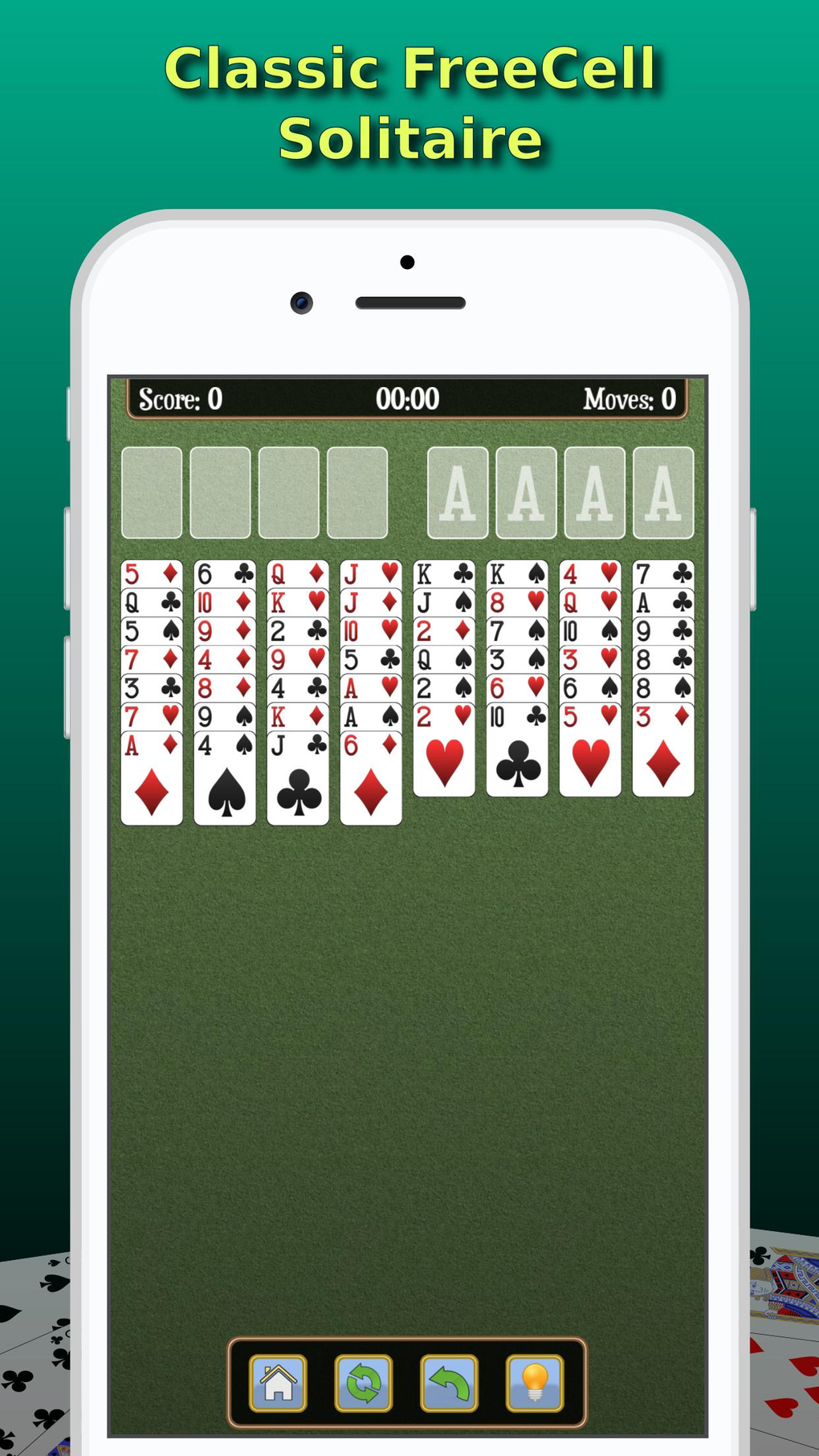 FreeCell Solitaire Card Game para iPhone - Descargar