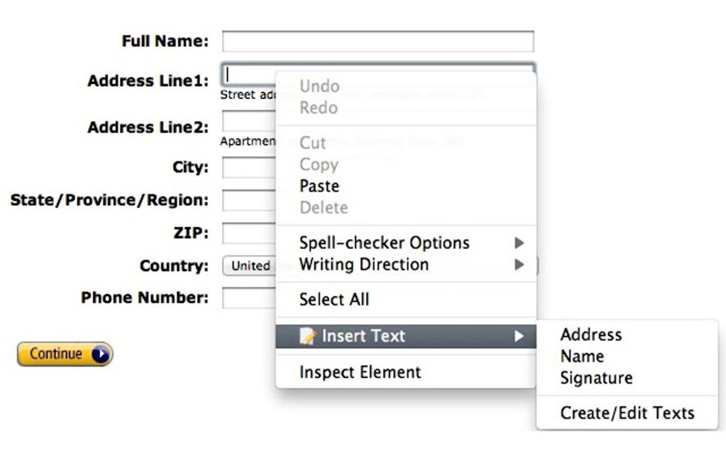 Text Snippets para Google Chrome - Extensión Descargar Text Snippets para Google Chrome - Extensión Descargar