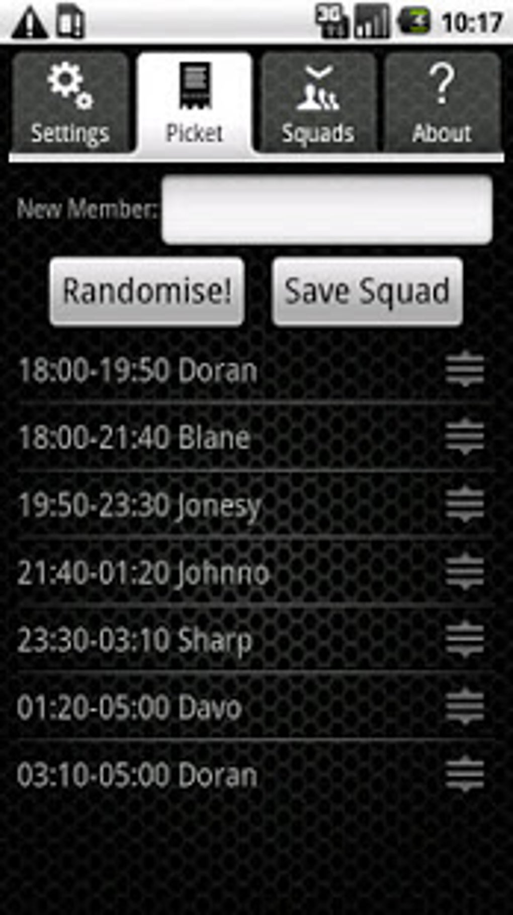 Picket List for Android - Download
