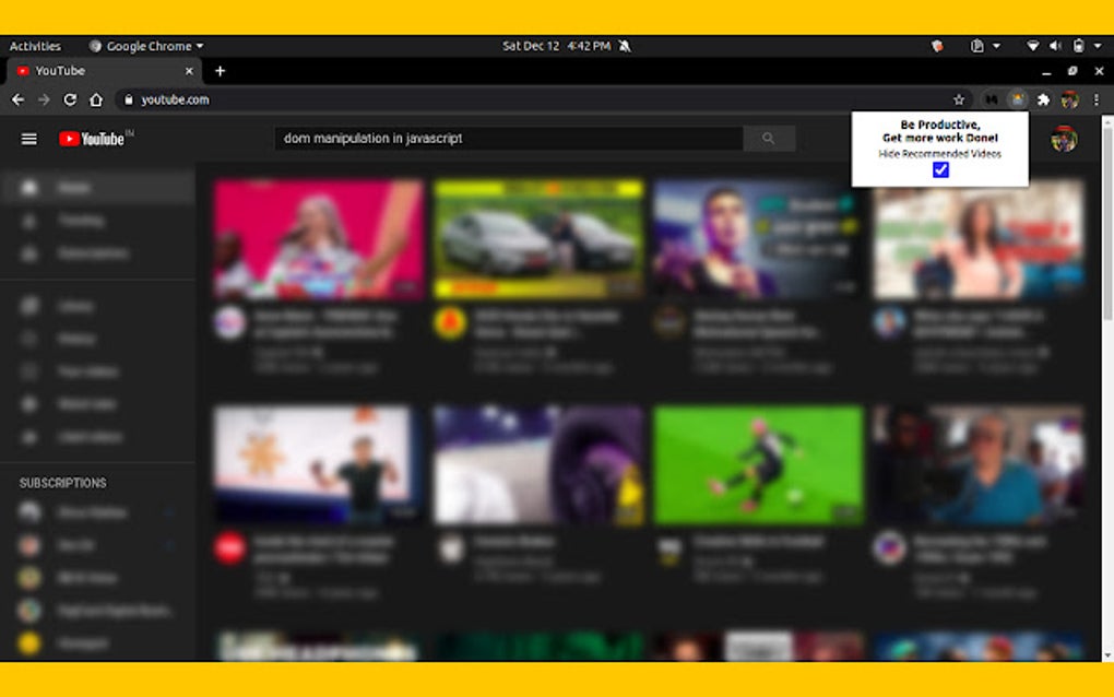 YouTube-Productive Google Chrome 용 - 확장 프로그램 다운로드
