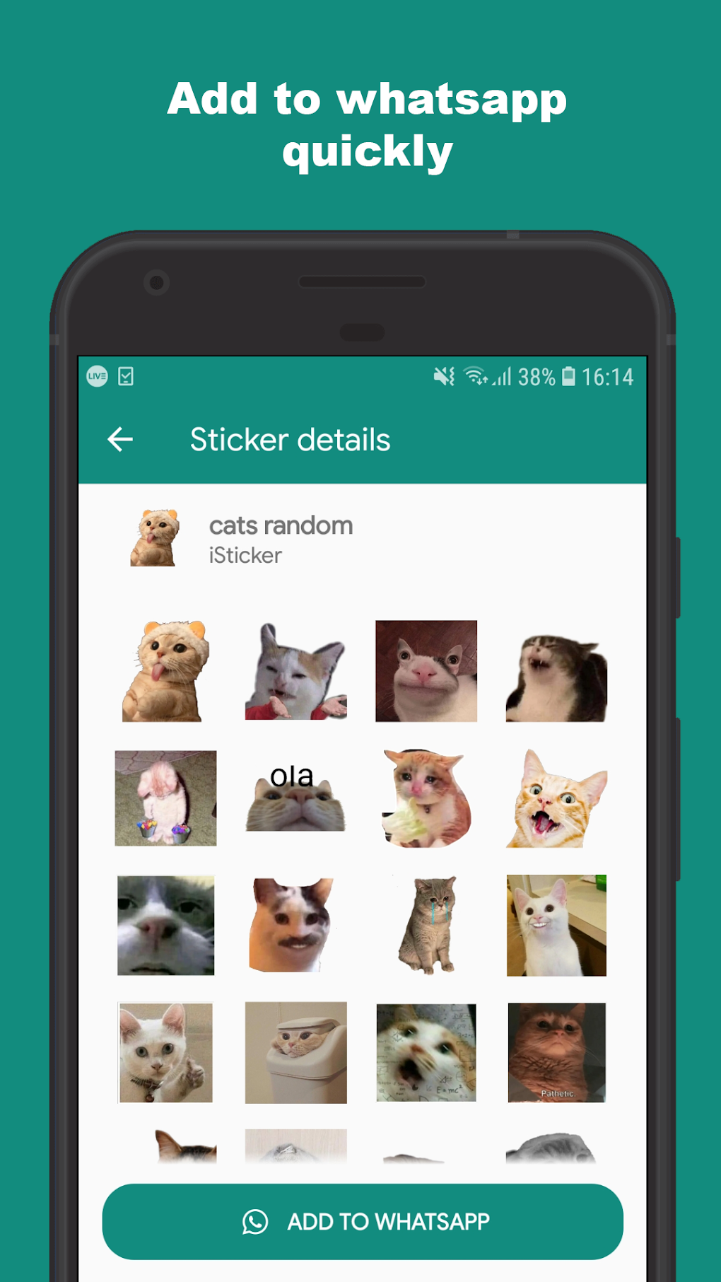 Animated Stickers Memes Stickers - WAStickerApps APK para Android ...