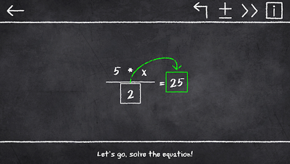 x1: Learn to solve equations for Android - Download