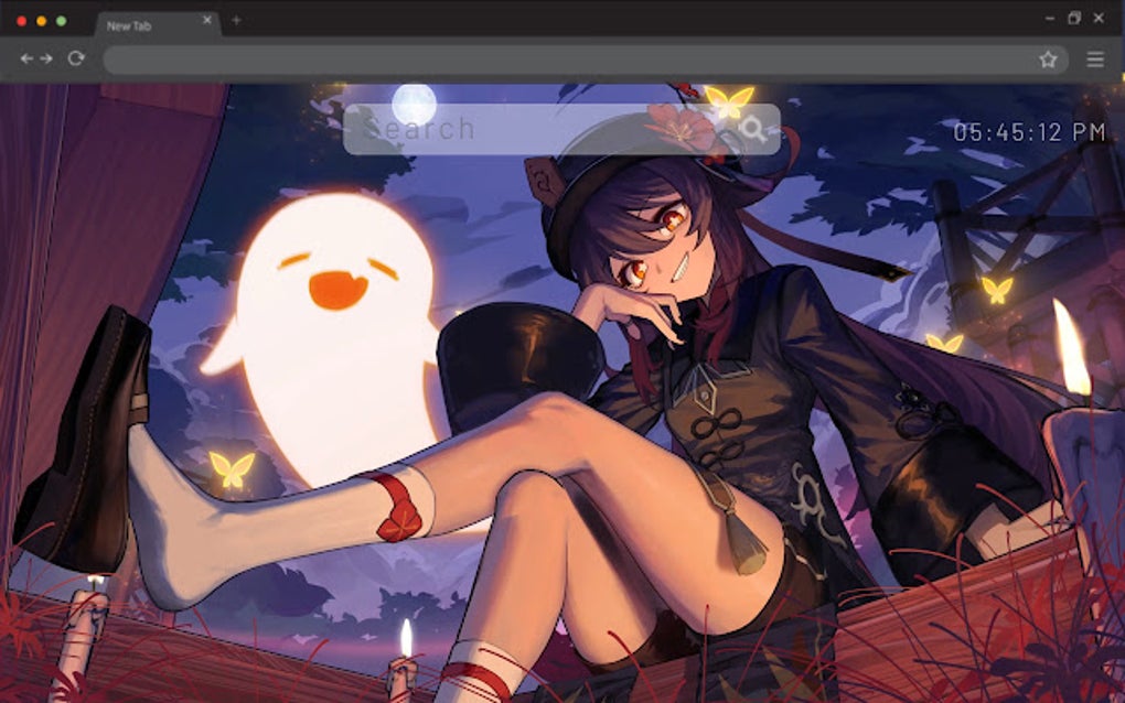 Genshin Impact Hu Tao EP Live Wallpaper Haberikra cho Google Chrome - Tiện ích mở rộng Tải về