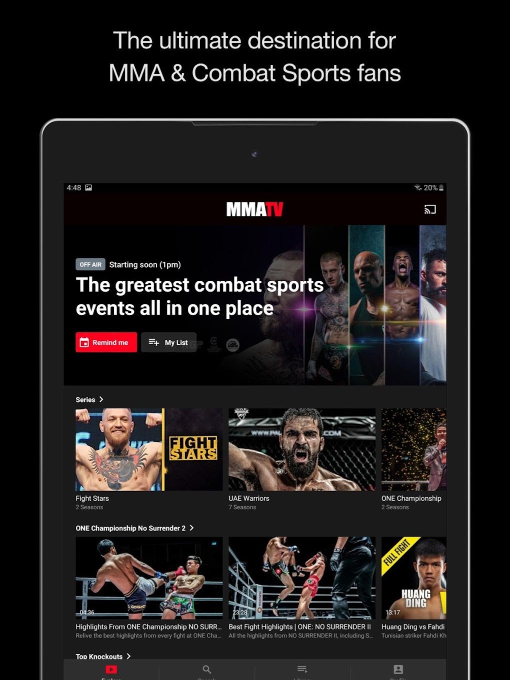 MMA TV for Android - Download