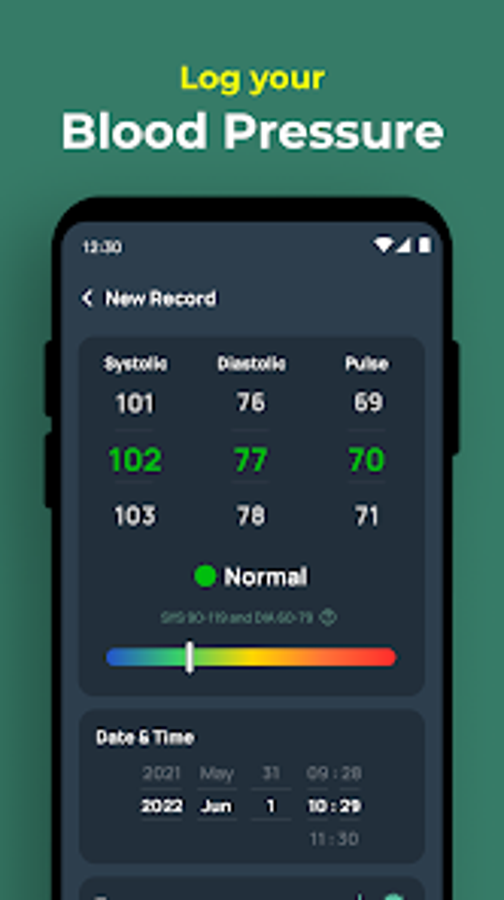 Blood Sugar Pressure Tracker per Android - Download