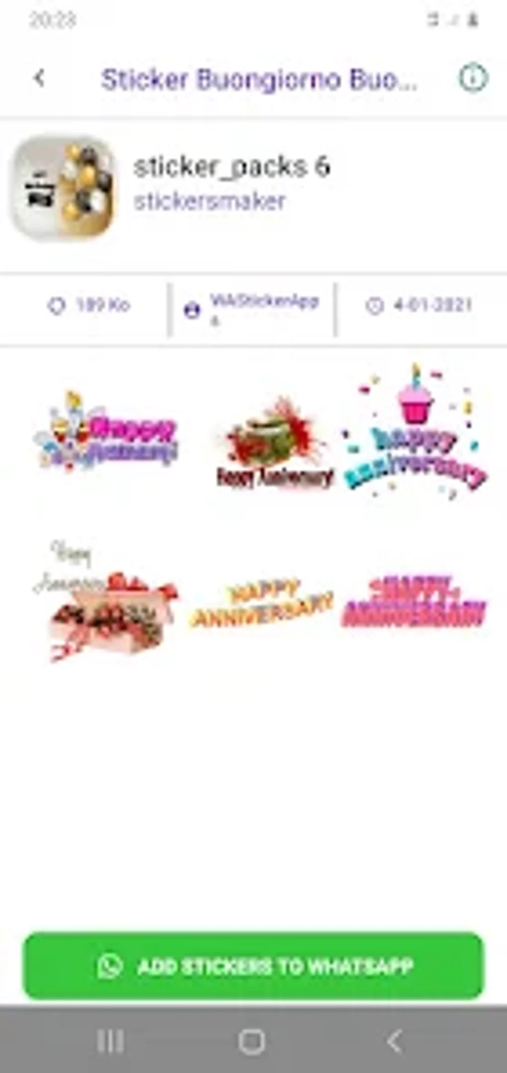 Happy Birthday Stickers GIF für Android - Download