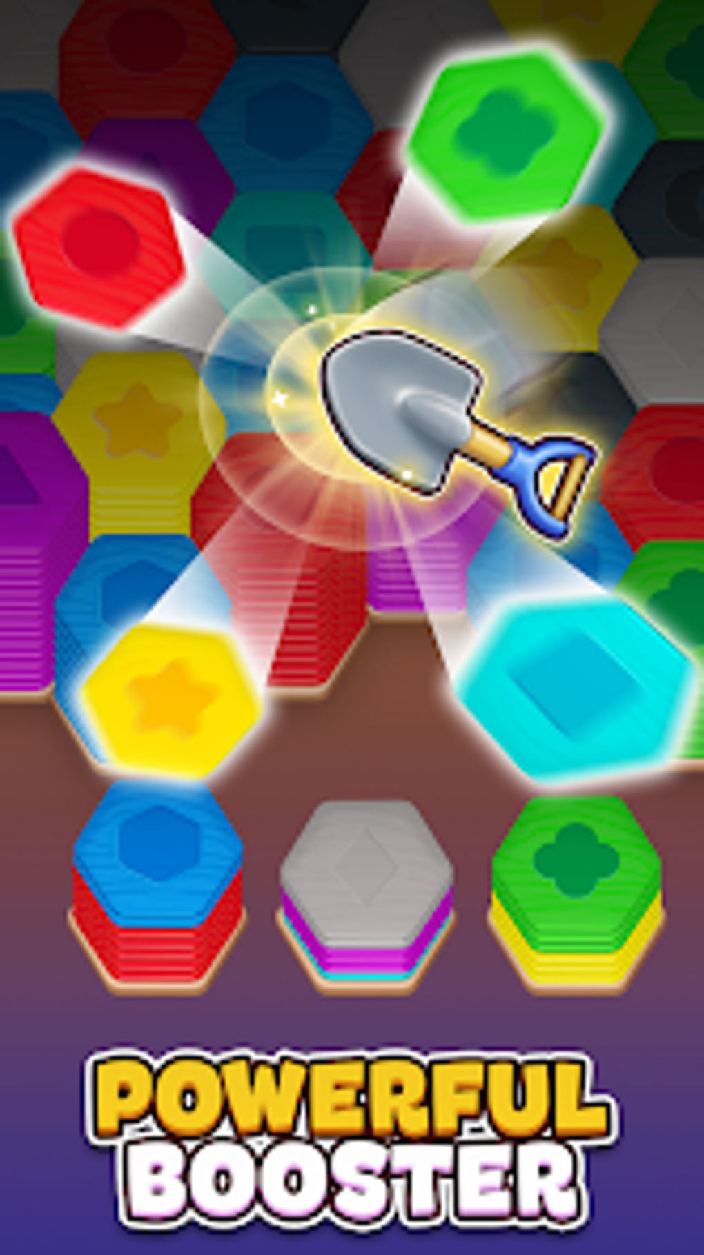 Hexa Wood Stack: Color Sort สำหรับ Android - ดาวน์โหลด