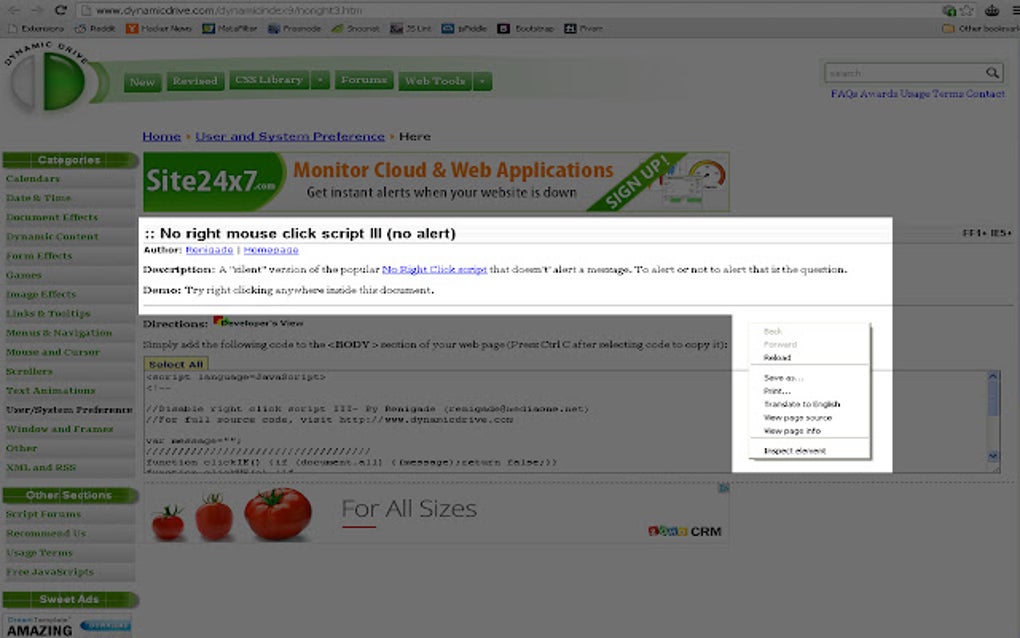 Enable Right Click for Google Chrome - Extension Download Enable Right Click for Google Chrome - Extension Download