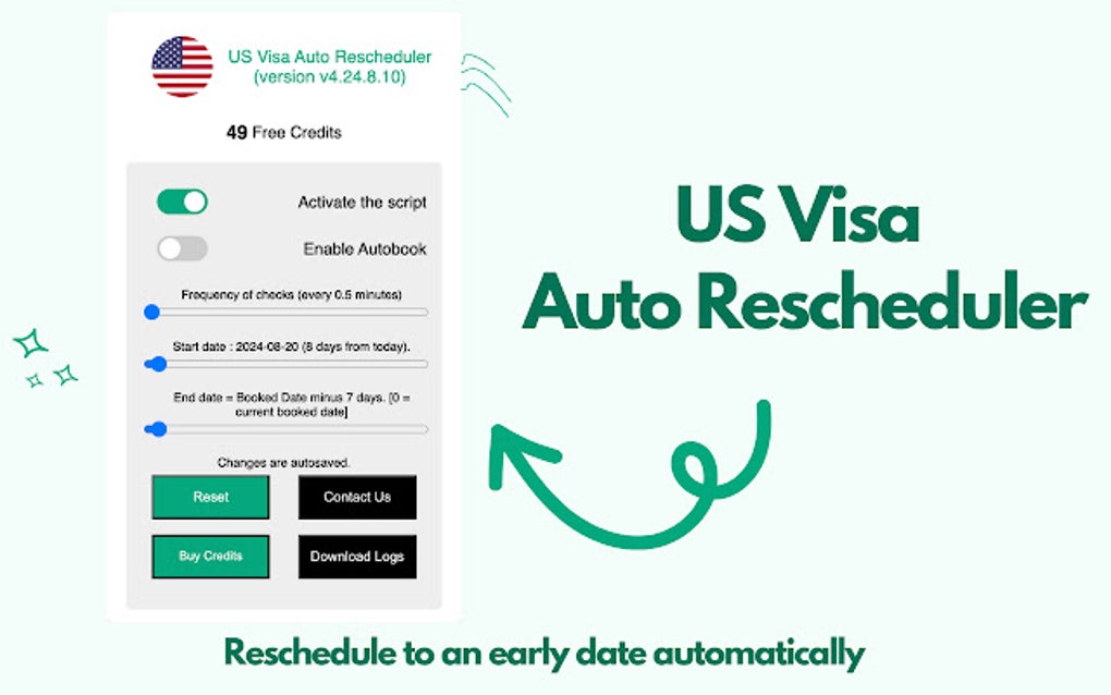 US Visa Auto Rescheduler for Google Chrome - Extension Download