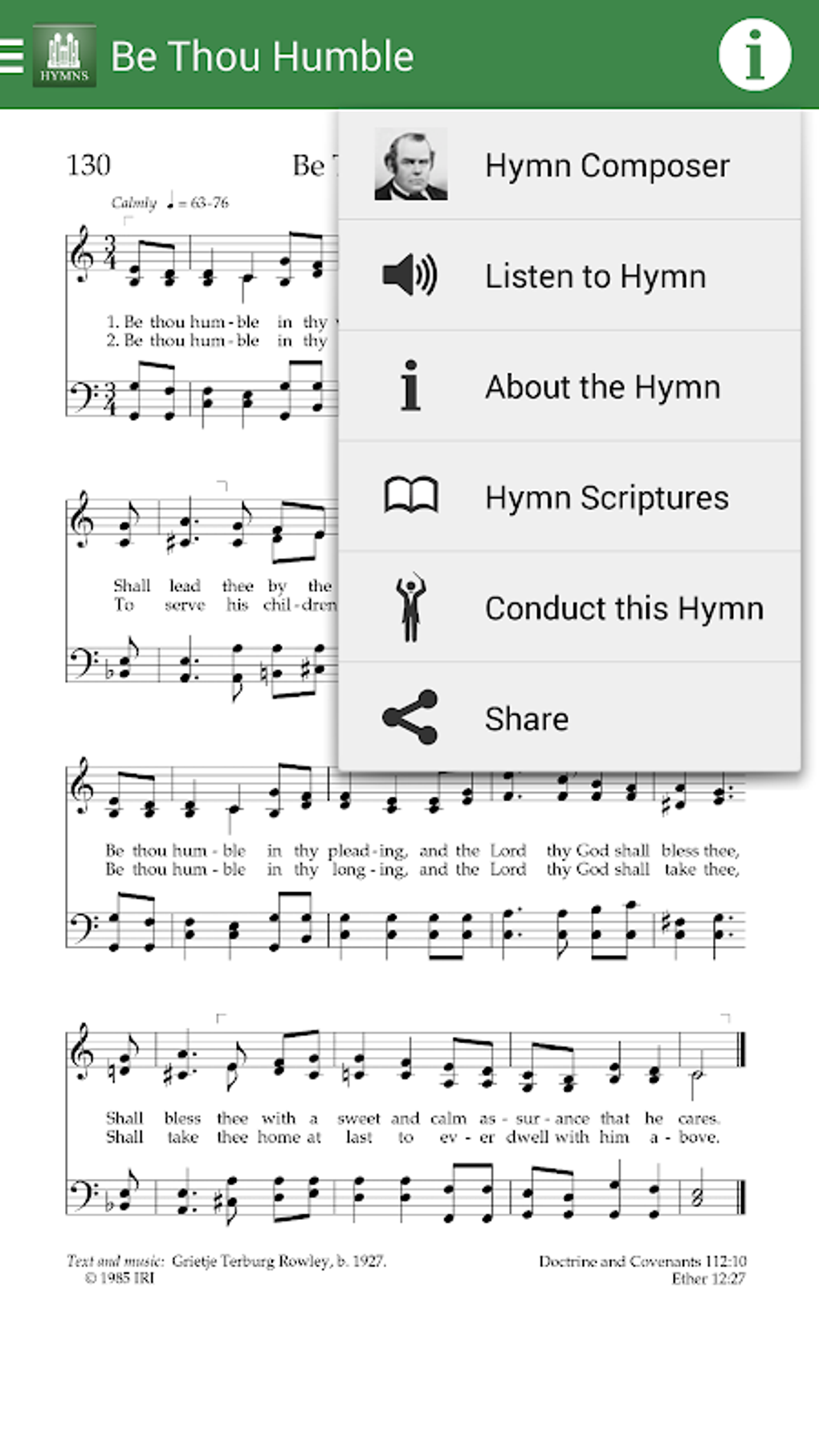 LDS Hymns HD+ APK pour Android - Télécharger