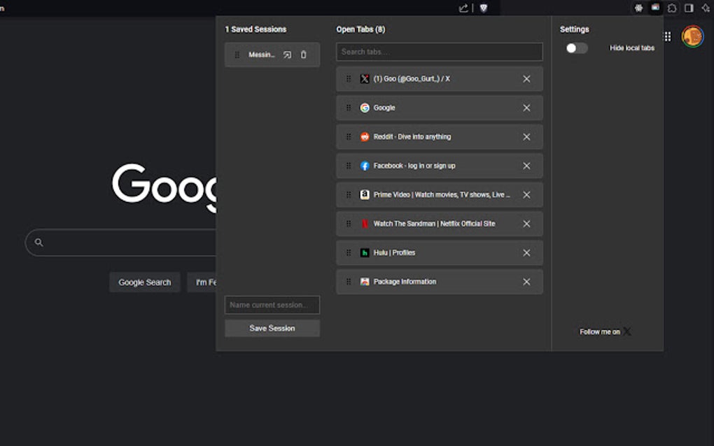 Goo Stack - Tab Manager for Google Chrome - Extension Download