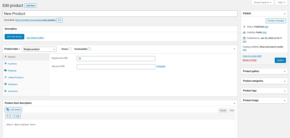 Blocks for Products para WordPress - Descargar