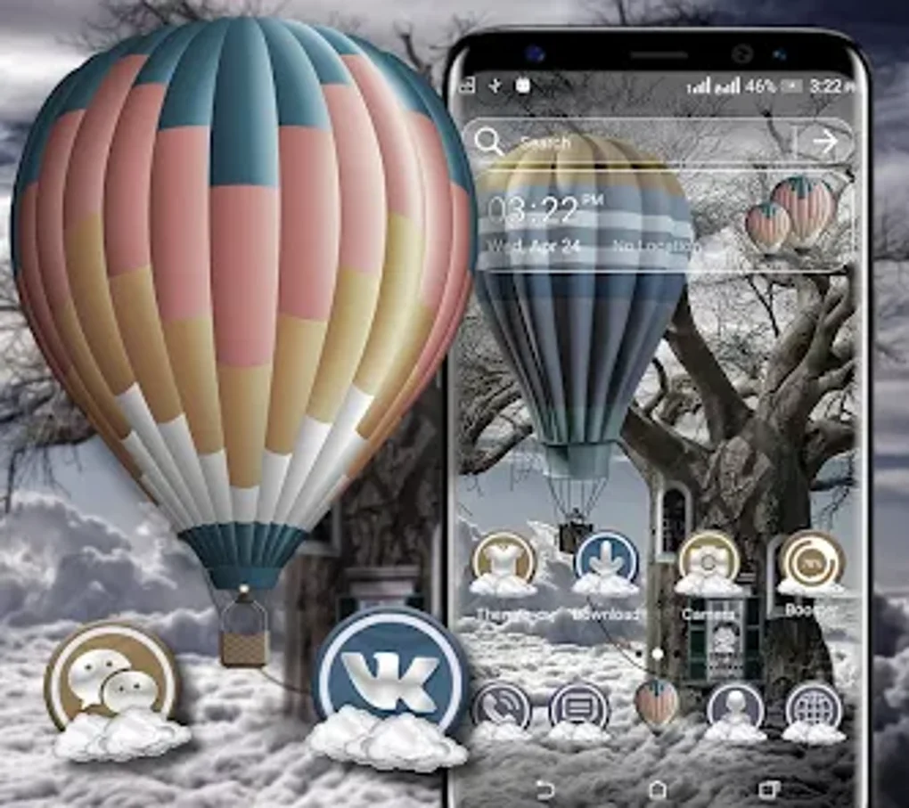 Balloon Tree Launcher Theme para Android - Descargar