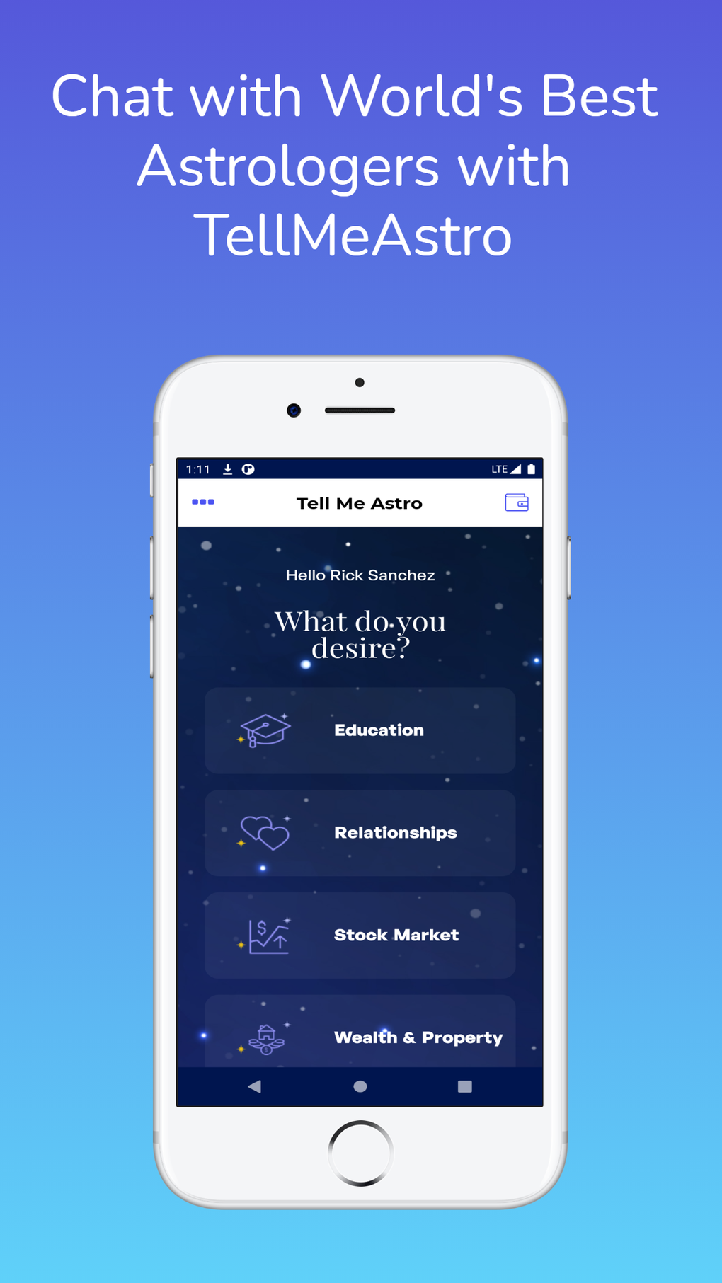 Tell Me Astro para iPhone - Descargar