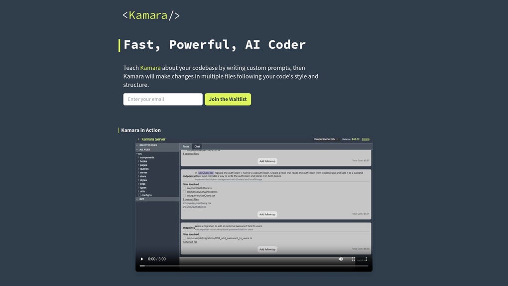 Kamara for AI Coding: review, features & use cases