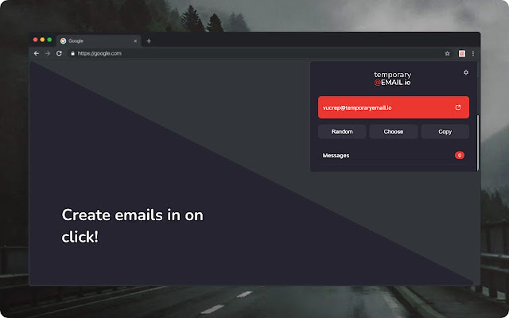 Temporary eMail - Disposable Email para Google Chrome - Extensión Descargar