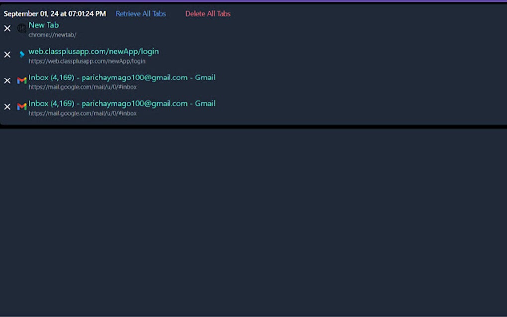 Save Tabs for Google Chrome - Extension Download