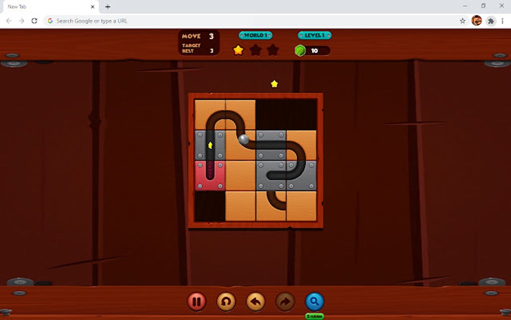 Unroll Ball Puzzles Game para Google Chrome - Extensión Descargar