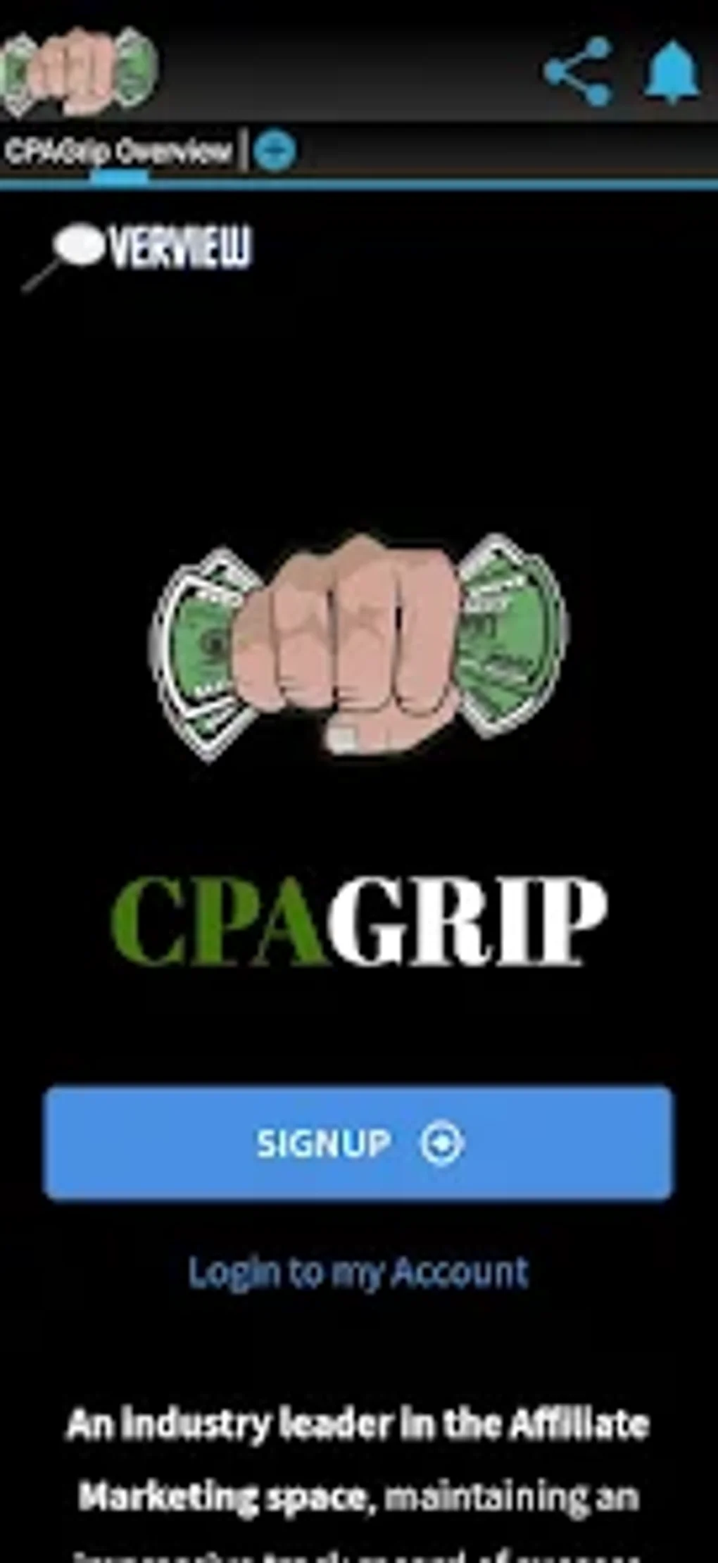 CPAGrip Overview สำหรับ Android - ดาวน์โหลด