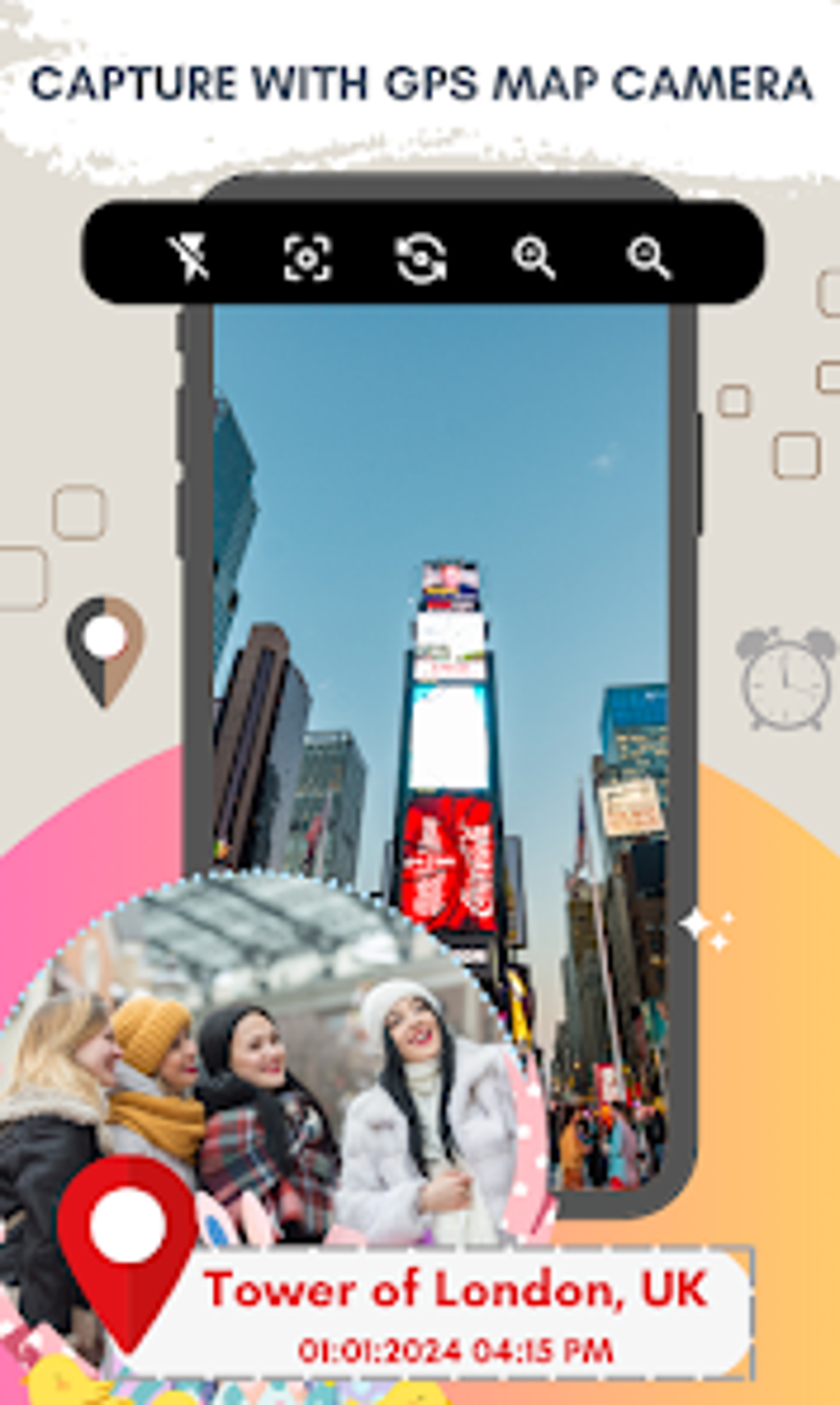 GPS Map Camera: Geotag Photos cho Android - Tải về