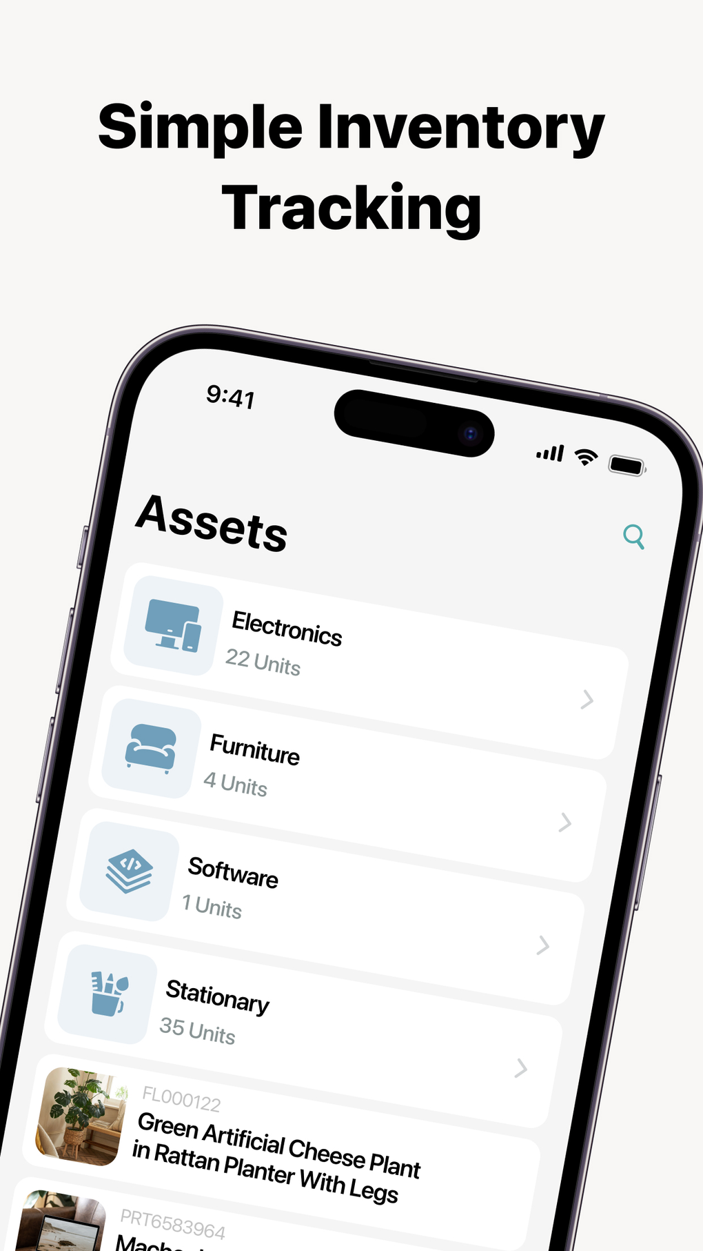 Assetsy: Inventory Tracker App para iPhone - Descargar
