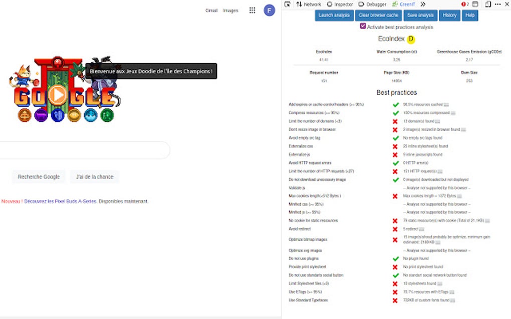 GreenIT-Analysis for Google Chrome - Extension Download