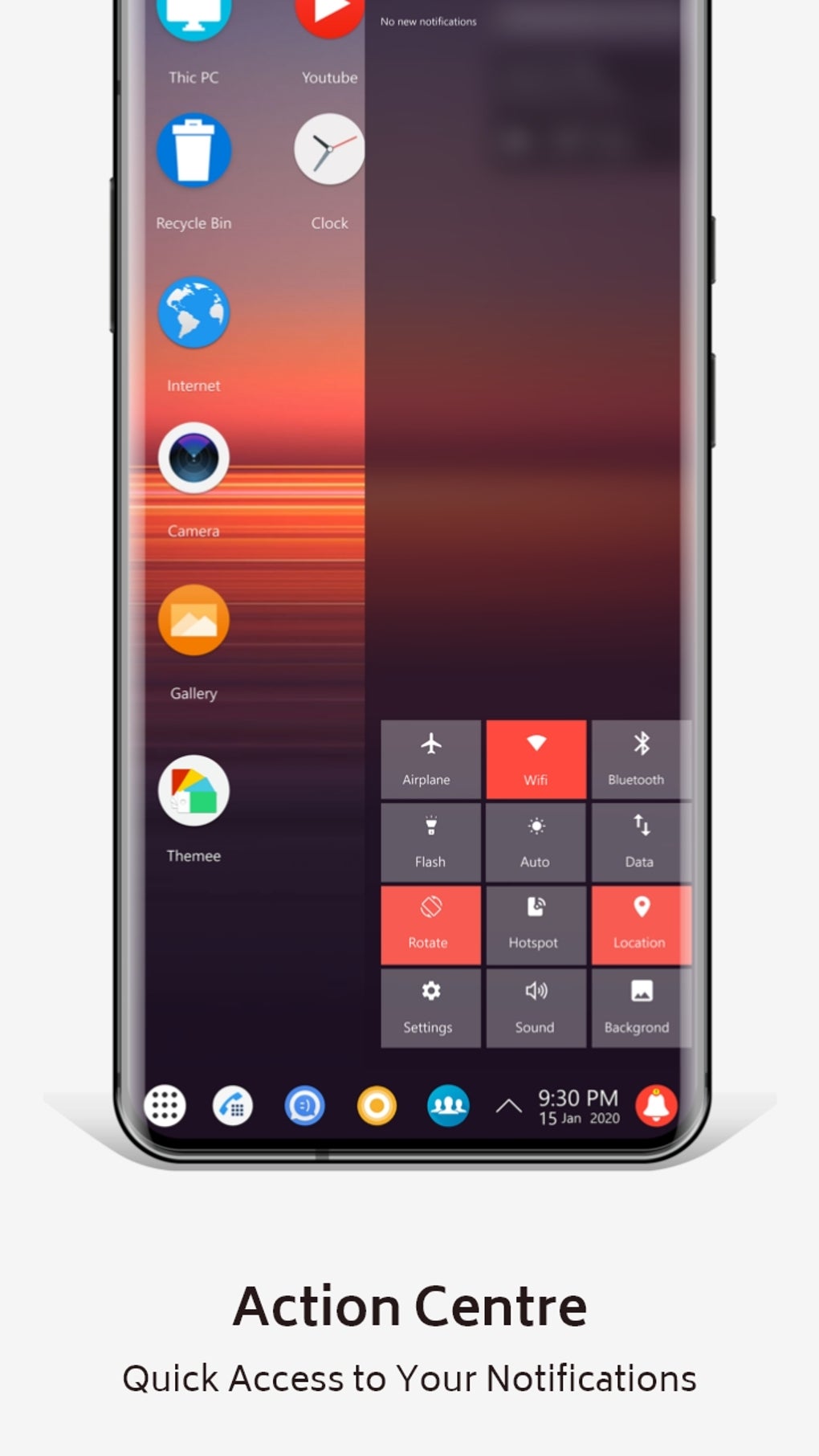 Xperia Theme for launcher for Android - Download