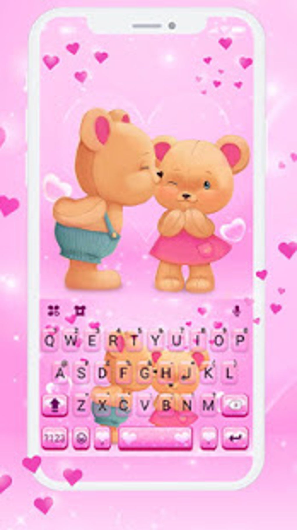 Bear Couple Keyboard Theme para Android - Descargar